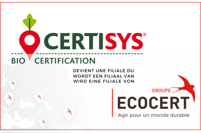 CERTISYS becomes a subsidiary of the ECOCERT group - CERTISYS